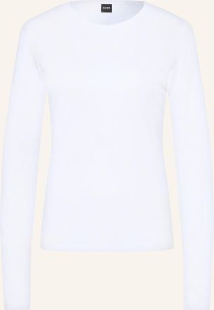 HUGO BOSS Longsleeve Eselly weiss