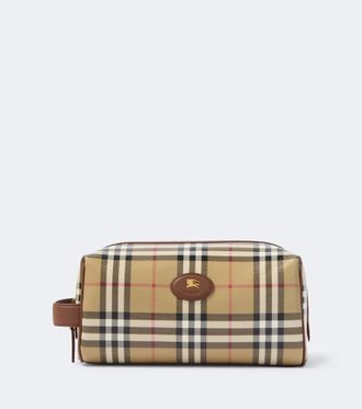 Burberry Trousse de toilette en toile Burberry Check
