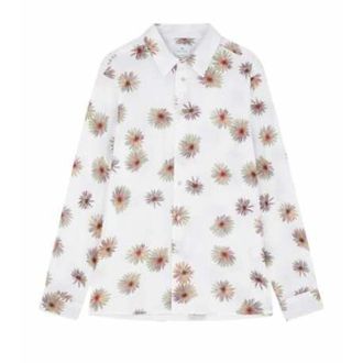 Paul Smith Homme, Chemises, Multicolore, Taille: L Gerberas Print Shirt