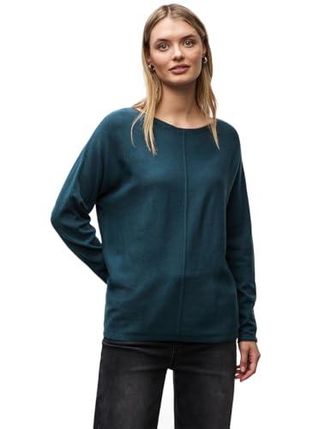 Street One 3015504 Pull Basique Dolman, Bleu Marin, 48 Femme