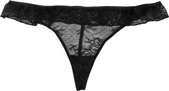 Rotate Rotate Birger Christensen, Femme, Sous-v&ecirc;tements, Noir, Taille: 40 FR Lace Thong