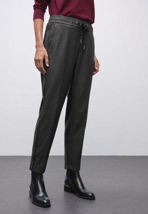 Street One Schlupfhose Style Bonny mit Tape im Leder-Look