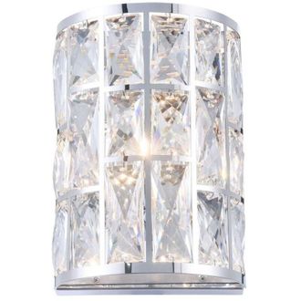 Maytoni Wandlampe Wandleuchte Kristallleuchte Kristalllampe Wohnzimmerlampe Metall chrom