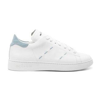 Kiton Wei&szlig;e Sneakers mit Ziern&auml;hten - - Shoes - Herren - Wei&szlig; - 44 EU