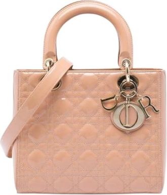 Dior Pre-owned Cuir sacs-dior - Femme - Pre-owned - Brun - Taille: ONE Size