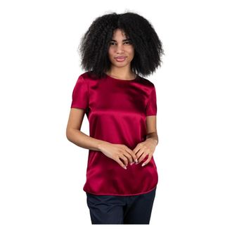 Max Mara Femme, Blouses et Chemises, Rouge, Taille: 36 FR Cortona Blouse