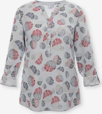 Witt Klassische Bluse Druckbluse Langarm