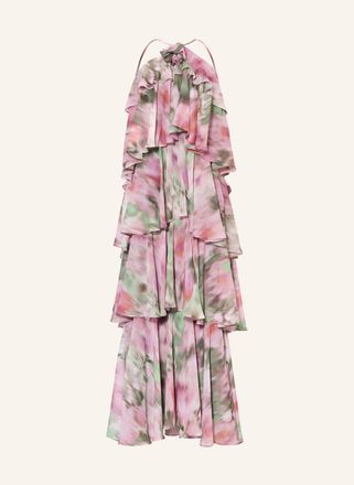 Swing Swing Abendkleid Mit Volants rosa