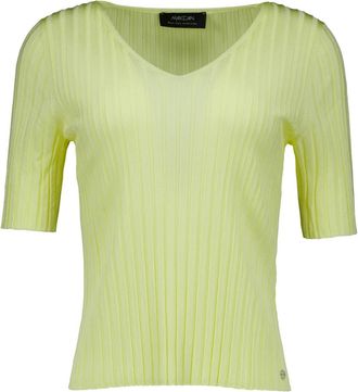 Marc Cain Femme, Pulls, Jaune, Taille: 44 FR V-neck Tricots