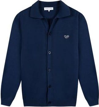Maison Labiche Cardigan Ingold avec patch coeur