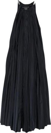 Max Mara Femme, Robes, Bleu, Taille: 34 FR Robe sans manches pliss&eacute;e Mxecostone
