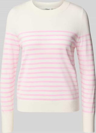 s.Oliver Red Label Pullover mit gerippten Abschl&uuml;ssen