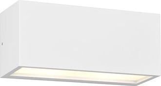 Trio Leuchten Außen Wandleuchte Mayenne 218560231, Aluminium Druckguss, exkl. 2x E14, Weiß Matt