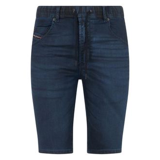 Diesel Short en jean avec cordon de serrage - Homme - Shorts - Bleu - Taille: W30