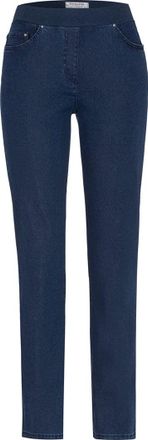 Raphaela by Brax Damen Slim Jeanshose 10-6220 Pamina, Gr. W42/L30 (Herstellergröße: 52 Kurz), Blau (Stoned 25)