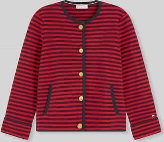 Tommy Hilfiger Boxy Fit Strickjacke aus reiner Baumwolle