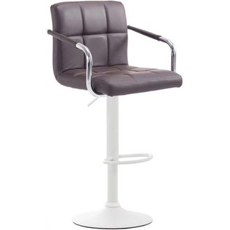 Clp Barhocker Lucy V2 braun wei&szlig;