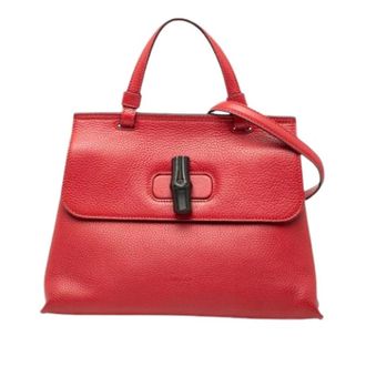 Gucci Sac bandouli&egrave;re Daily Pre-owned - Femme - Pre-owned - Rouge - Taille: ONE Size