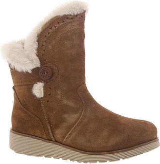 Skechers Damen Keepsakes Wedge Cozy Peak Halblange Stiefel, Tan, 38 EU