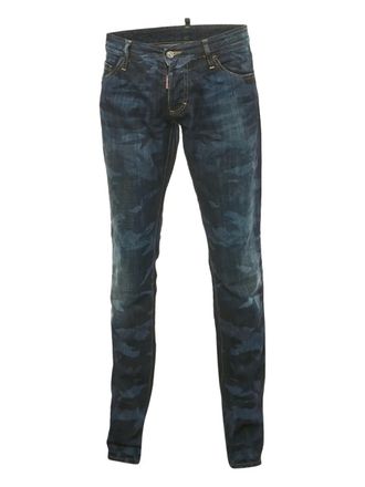 Dsquared2 Jeans mit Camouflage-Print - Blau