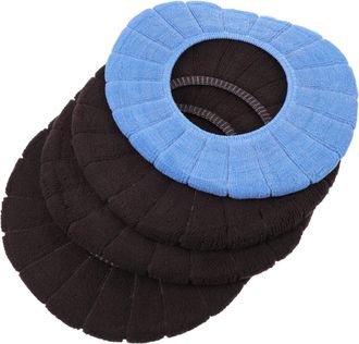 BESPORTBLE VALICLUD Universelle Waschbare Toilettensitzbez&uuml;ge aus Elastischem Strickmaterial - 4 St&uuml;ck f&uuml;r Haushalt und Hotel Toilettensitzpolster f&uuml;r U und V Fo