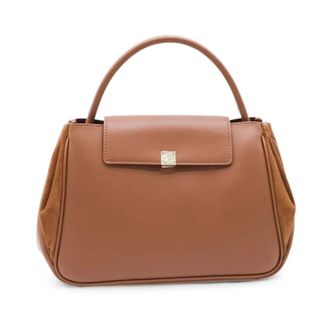 Coccinelle Handtasche Glattleder Wildleder - - Bags - Damen - Braun - ONE SIZE