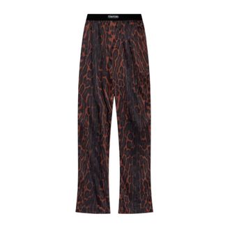 Tom Ford Braune Pyjamahose mit elastischem Bund - - Nightwear & Lounge - Herren - Braun - S