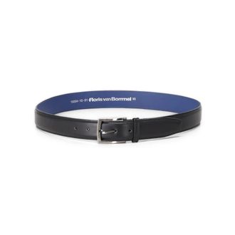 Van Bommel Stylischer Lederg&uuml;rtel - - Accessories - Herren - Schwarzk - 105 CM