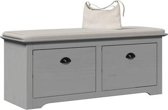 vidaXL Vidaxl - Flurbank bodo Grau 114x40x45 cm