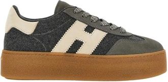 Hogan Damen, Schuhe, Grau, 38 1/2 EUGr&ouml;&szlig;e