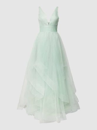 Mascara Kleid mit unifarbenem Design und d&uuml;nnen Tr&auml;gern