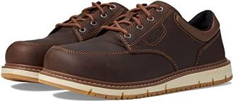 Keen Mens San Jose Oxford Low Alloy Toe Industrial Wedge Work Shoes, Gingerbread/Off White, 8