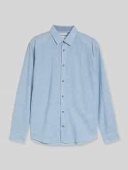 Tom Tailor Regular Fit Freizeithemd aus Leinen-Baumwolle-Mix