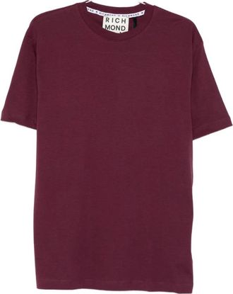 John Richmond Bordeaux Crew Neck T-shirts und Polos - - Tops - Herren - Lila - XL