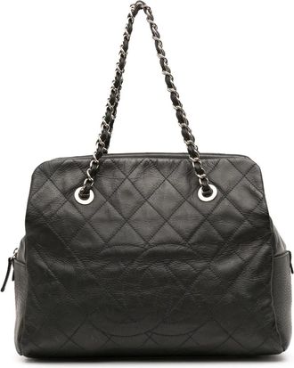 Chanel Shopper - Petite Crinkled Calfskin Timeless Tote - Gr. unisize - in Grau - für Damen