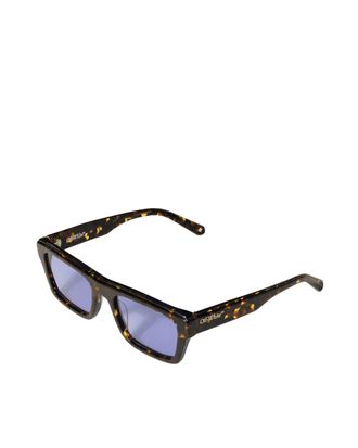 Off-white Unisex Sunglasses Flint Shiny Havana Acetate