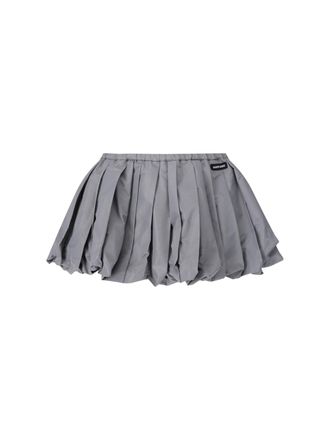 Miu Miu Minirock Aus Technischem Stoff