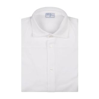 Fedeli Homme, Chemises, Blanc, Taille: M Steve Piquet Shirt