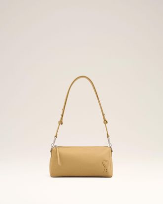 Ami Sac Marcel beige en nylon Beige Mastic - TU - Unisex