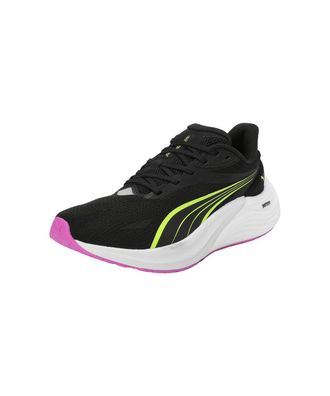 Puma Electrify Nitro 4 WN, Weiblich Straßen-Laufschuh, PUMA Black-Yellow ALERT