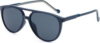 Generic Lunettes De Soleil R&eacute;tro Tendance &Agrave; Grande Monture For Hommes Et Femmes, Id&eacute;ales For Les Trajets Quotidiens, Les Soir&eacute;es Et Les Photos De Vacances.(Bl