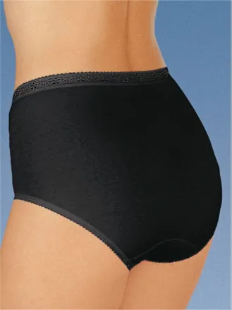 Speidel Taillenslip SPEIDEL, Damen, Gr. 42, 2 Stk., schwarz, 92% Baumwolle, 8% Elasthan, Unterhosen Taillenslip, Topseller
