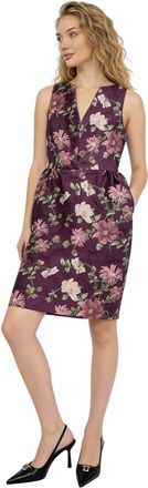 Moskada Femme, Robes, Multicolore, Taille: 44 FR Robe de C&eacute;r&eacute;monie Courte Damass&eacute;e