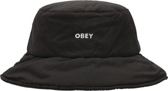 Obey Isolierte Schwarze Bucket Hat - - Accessories - Herren - Schwarzk - ONE SIZE