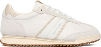 Tommy Jeans Sneakers Tommy Jeans Tjw Low Profile Runner Lthr Mix EN0EN03001 &Eacute;cru