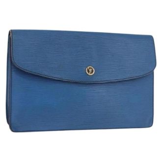 Louis Vuitton Pre-owned Epi Leather Clutch - - Pre-owned - Damen - Blau - ONE SIZE