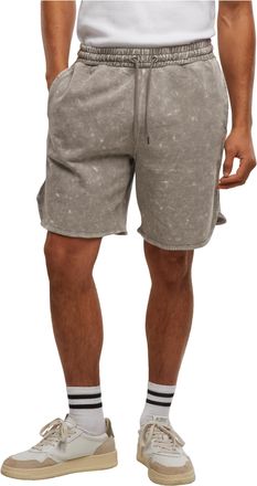 Urban Classics Herren Shorts Washed Piped Shorts, Paspelshorts mit Kordelzug für Herren, Größen S - 5XL