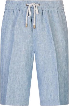 PESERICO Homme, Shorts, Bleu, Taille: XL Wide Jogger Bermuda Shorts