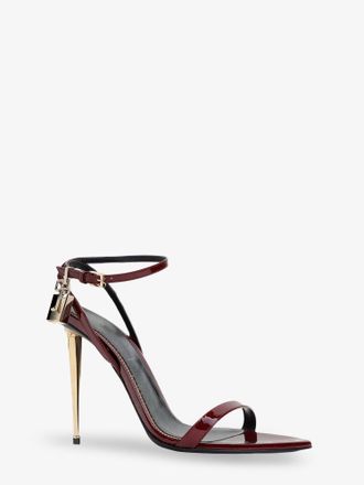 Tom Ford Womens Sandals Patent Leather Red