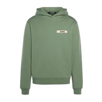 Jacquemus Herren, Sweatshirts & Hoodies, Gr&uuml;n, LGr&ouml;&szlig;e
